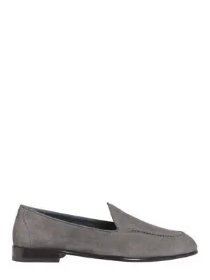 Brioni Nubuck Appia Loafers - Grey