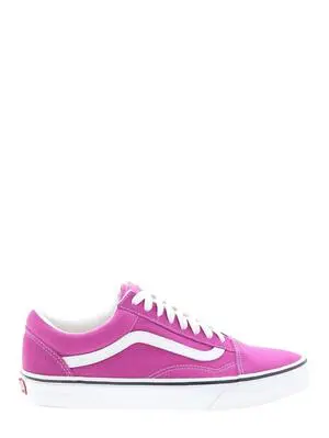 VANS Old Skoolin Sneakers - Fuchsia Red/true White