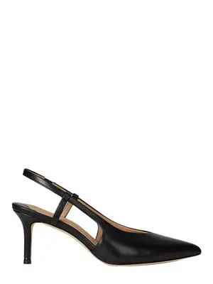 Ralph Lauren Khloe Leather Slingback Pump - Black
