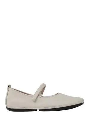 Camper Right Ballerina Flat - White