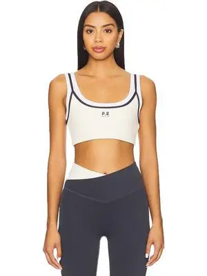 P.E Nation Forward Crop Top - Whisper White Cream