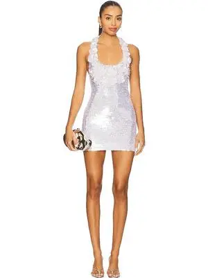 Retrofete Aimee Embroidered Mini Dress - Ivory