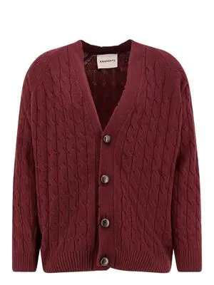 AMARANTO Wool And Cashmere Cardigan