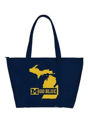 INDIGO FALLS Michigan Wolverines Weekender Tote Bag - Blue