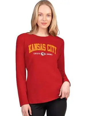 G-III 4HER BY CARL BANKS Kansas City Chiefs Long Sleeve T-shirt - Red