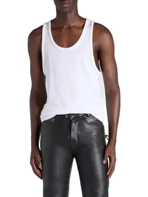 TOM FORD Soft Rib Tank - Aw002 White