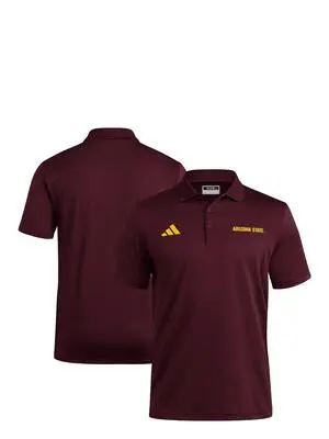 Adidas Arizona State Sun Devils Ultimate 365 Ottoman Polo Shirt - Maroon