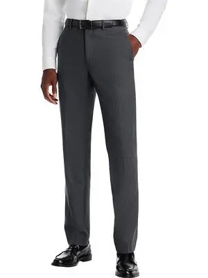 Theory Mayer Sharkskin Slim Fit Suit Pants - Charcoal Multi
