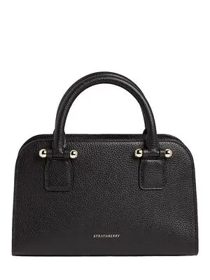 Strathberry Leather Mini Tote - Black