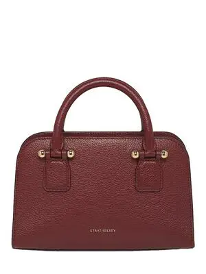Strathberry Georgia Mini Tote - Oxblood