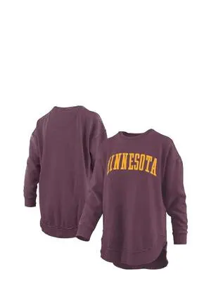 PRESSBOX Minnesota Golden Gophers Fleece Pullover Sweatshirt - Maroon
