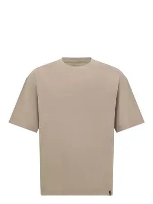 Boggi Milano Hugh Performance Appliqué-logo T-shirt - Neutrals