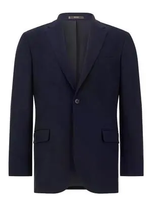 Boggi Milano Single-breasted Blazer - Blue