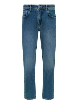 Boggi Milano Five-pocket Stretch Denim Jeans - Blue