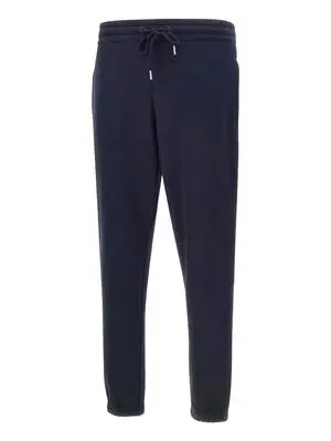 SUN 68 Drawstring Cuffed Track Pants - Blue