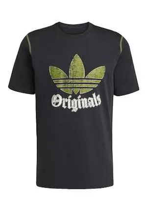 Adidas Distressed Graphic Tee Shirt - Black