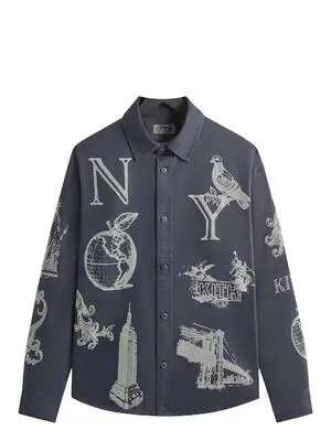 Kith Ny Symbols Graphic Apollo Shirt - Nocturnal