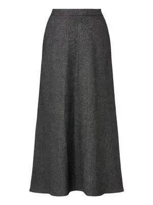 Vince Jaspé Midi Skirt - Grey