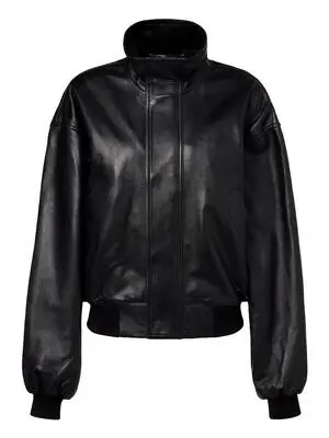 Balenciaga Leather Blouson - Black