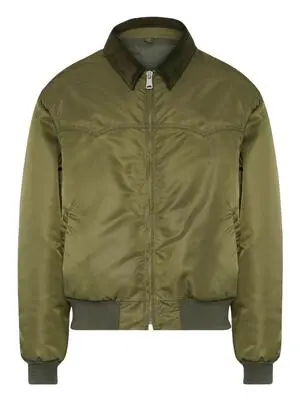 MAISON MARGIELA Nylon Bomber Jacket - Green
