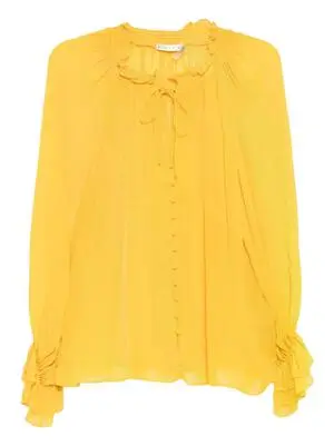 Alice + Olivia Josephine Blouse - Yellow