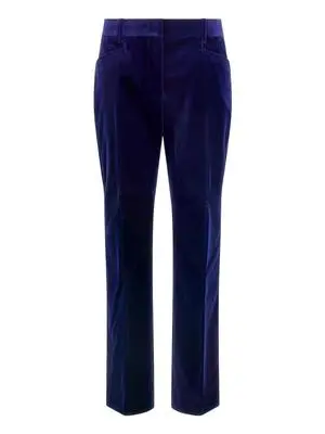 TOM FORD Velvet Trousers - Blue