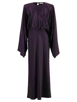ALTUZARRA Evinka Long-Sleeve Silk Dress