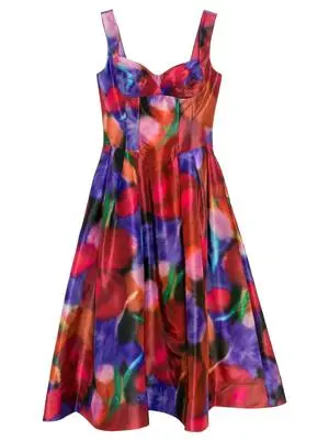 Rebecca Vallance Cabaret Roses Dress - Red