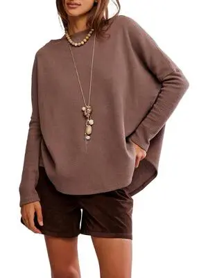 Free People Oversized Thermal Top - Leafless Tree