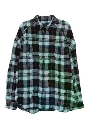 JUUN.J Check-printed Shirt - Blue