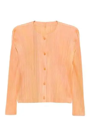 Issey Miyake Mc August Pleated Shirt - Orange