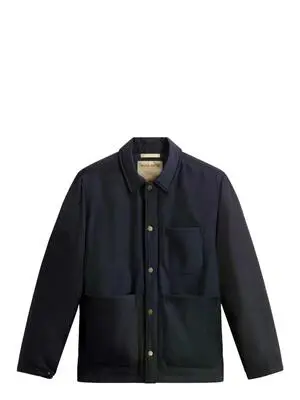 Woolrich Button-fastening Patch-pocket Jacket - Blue