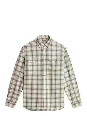 Woolrich Check-pattern Pocket Shirt - Neutrals