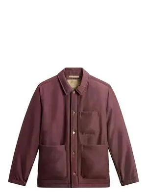 Woolrich Cordura Patch-pocket Jacket - Purple