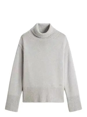 Woolrich Wool Long Sleeve Sweater - Grey