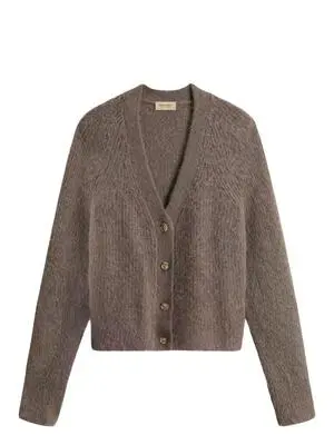 Woolrich Brushed Knit Cardigan - Brown