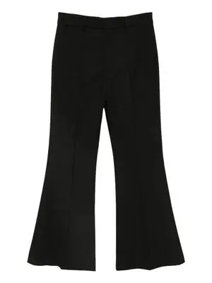 Rokh Flared Basic Trousers - Black