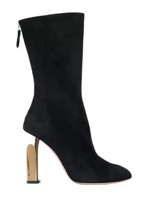 Alexander McQueen Sculpted Heel Fitted Boots - Black