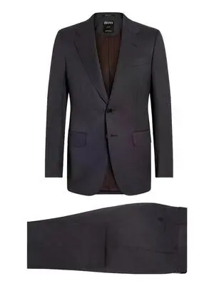 Zegna Centoventimila Wool Suit - Grey