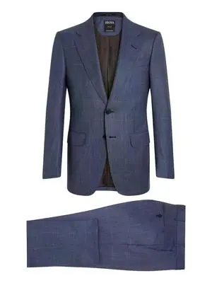 Zegna Centoventimila Wool Suit - Blue