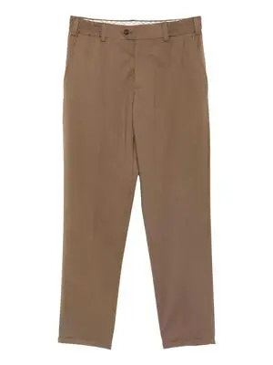 PT TORINO Elasticated-waistband Trousers - Brown