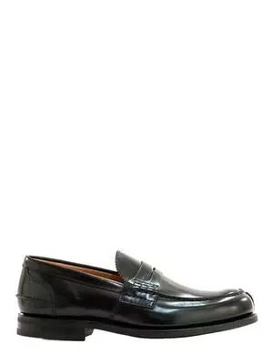 Church's Penny-strap Leather Loafers - Black