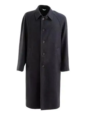Boglioli Single-breasted Buttoned Coat - Black