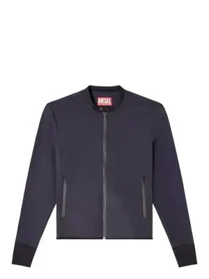 DIESEL Zip-front Bomber Jacket - Blue