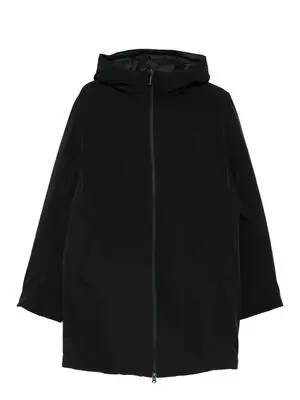 COLMAR Hooded Zip-front Coat - Black
