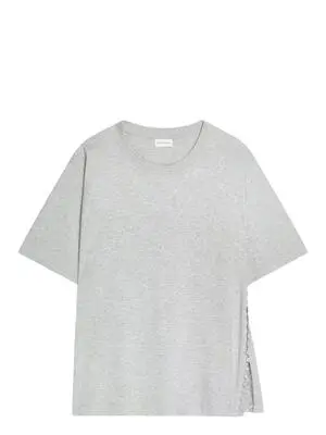 Dries Van Noten Button-embellished T-shirt - Grey