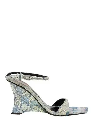 Diesel Wedge Sandals - Blue