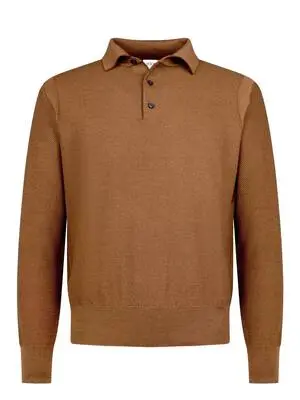TOD'S Piquet Polo Shirt - Brown
