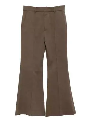 Rokh Flared Trousers - Brown