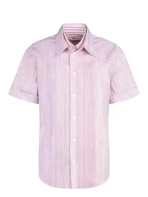 TOD'S Striped Belted Shirt - Pink